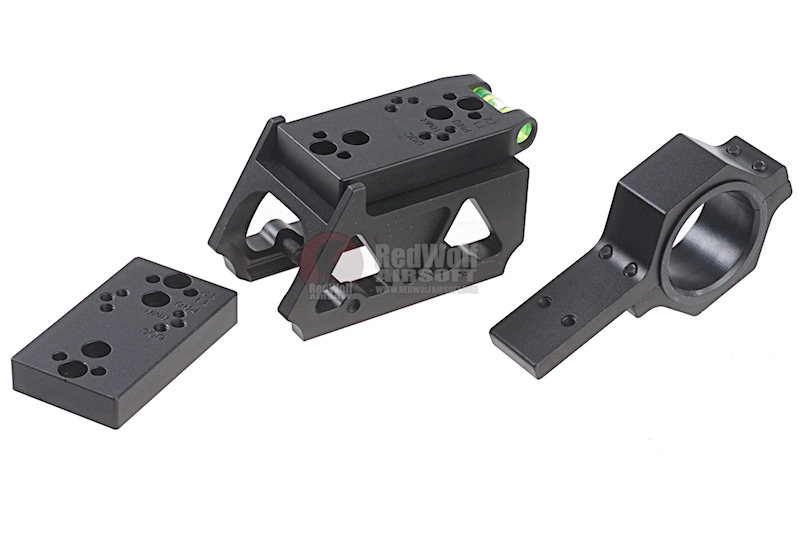 Blackcat Airsoft Multi-Purpose Offset Mount for Red Dot Sight - Black ...